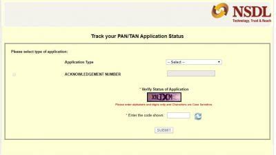 How To Check PAN Card Status Track PAN Application Status