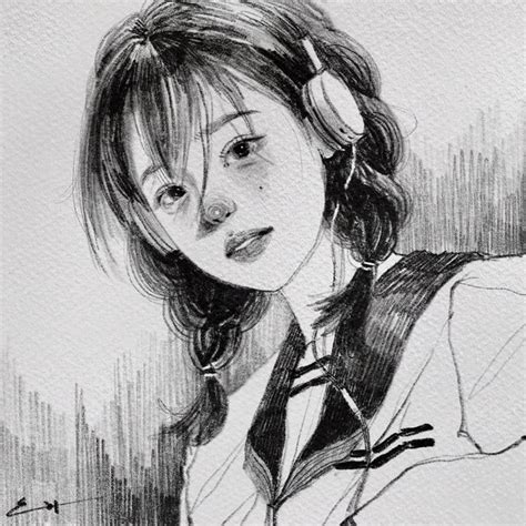 도리 On Instagram 🎧🎶 그림 드로잉 취미 낙서 Ipaddrawing 아이패드