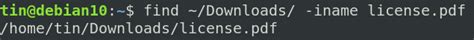 How To Find Files In Debian Vitux