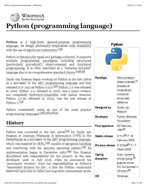 Python Programming | Download Free PDF | Python (Programming Language) | Information Technology ...