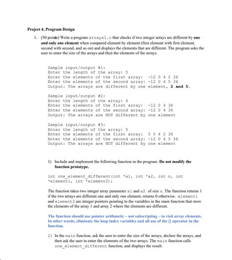 Solved Using C Language Compile Both Programs With Wall