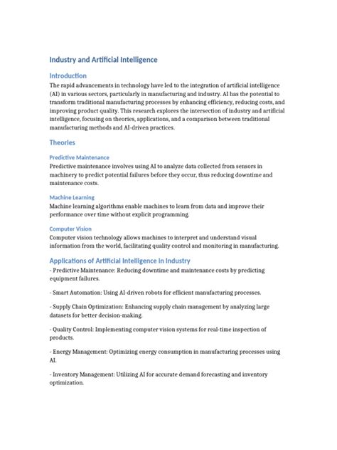 Industry And Artificial Intelligence Ieee Translated Pdf Artificial Intelligence