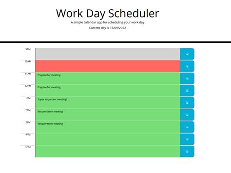 GitHub Auralise Workday Scheduler A Workday Scheduler Built Using JQuery And Moment Js