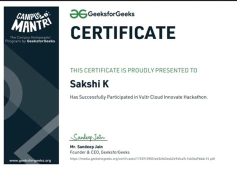 Sakshi K On Linkedin Hackathonexperience Cloudcomputing Innovation