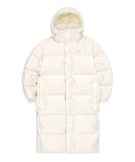 리 롱 다운 파카 아이보리 위시버킷