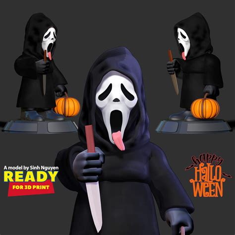 Ghostface Free 3d Model By Sinh Nguyen