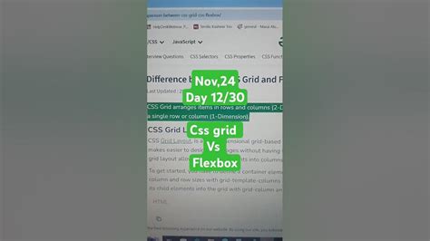 Css Grid And Flex Javascript Coding Interview Programming Shorts