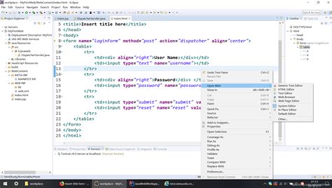 在eclipse上运行html文件eclipse练习html编写页面并发布到服务器上。 Csdn博客