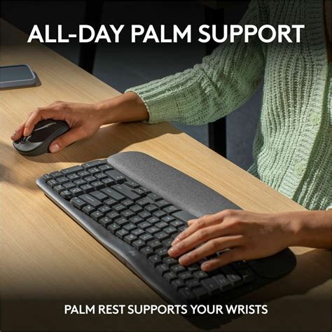 Logitech Wave Keys Mk670 Keyboard And Mouse Usb Wireless Bluetooth Keyboard English Us Usb