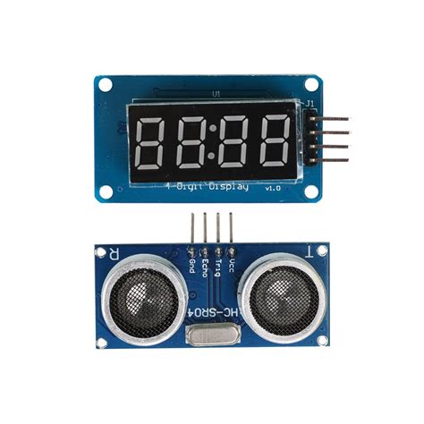 Buy Hc Sr04 Ultrasonic Distance Measuring Display Module For Arduino