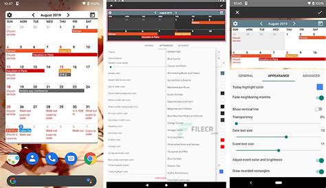 Calendar Widgets Suite