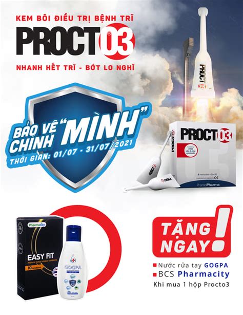 Kem Bôi Procto3 Hỗ Trợ Điều Trị Bệnh Trĩ