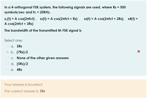 Communication How Can Find The Bandwidth Of The Transmitted M Fsk