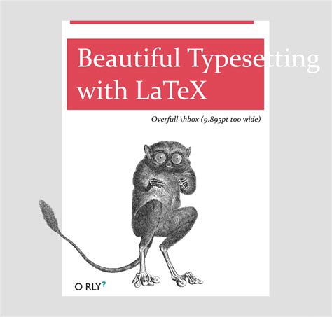 O Rly Latex Beautiful Typesetting Dirk Riehles Comments On Science
