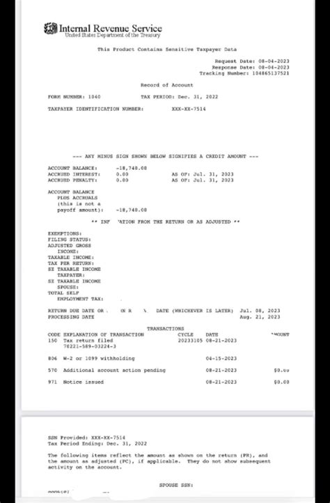 971 Code Meaning Rirs