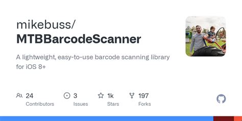 Github Mikebuss Mtbbarcodescanner A Lightweight Easy To Use Barcode Scanning Library For Ios