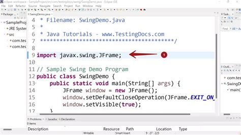 Java Swing Api Testingdocs