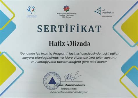 hafiz alizada on linkedin career training project employment