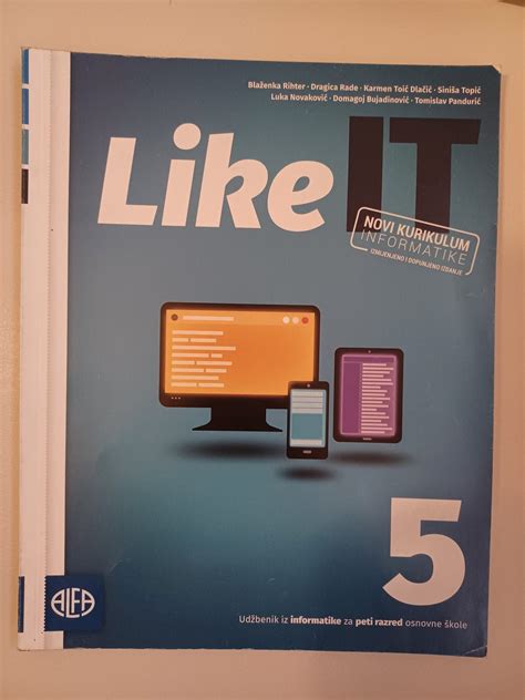 Informatika Udžbenik Za 5 Razred
