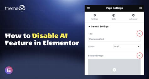 How To Disable AI Feature In Elementor ThemeOO Professional Elementor Blog
