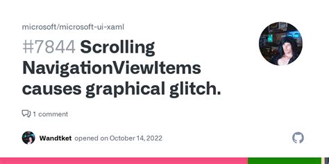 Scrolling Navigationviewitems Causes Graphical Glitch · Issue 7844