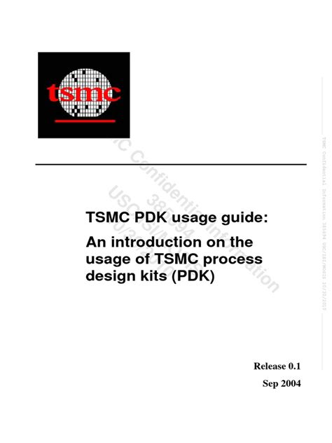 Tsmc Pdk Usage Guide Download Free Pdf Spice Directory Computing