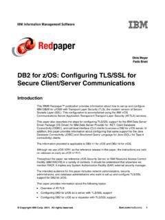 DB For Z OS Configuring TLS SSL For Secure Db For Z Os Configuring Tls Ssl For Secure Pdf