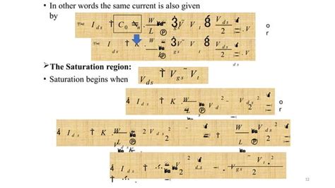 Ids Vs Vds Relation In Mosfet Vlsi Designpptx Physics Science