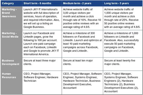 Information Technology Business Plan Sample Bsbcon