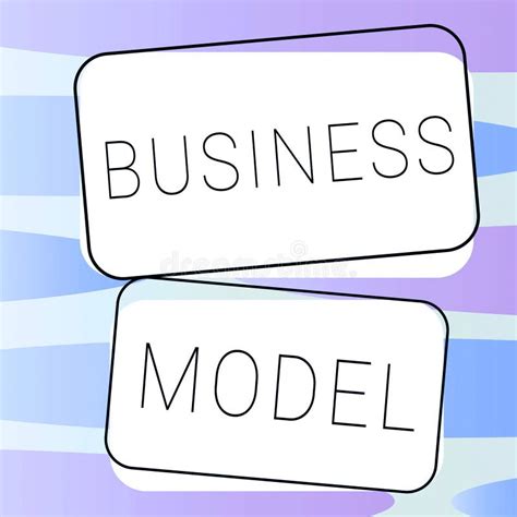 Handwriting Text Business Model Concept Meaning Model Showing How A Company Operates To