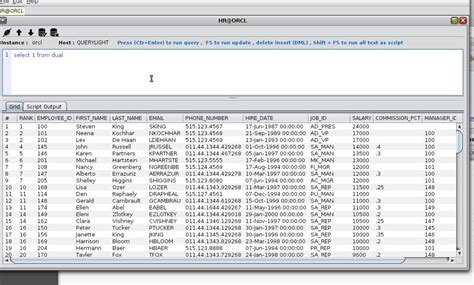 Tuorial Oracle Analytical Functions Rank Denserank Top N Query