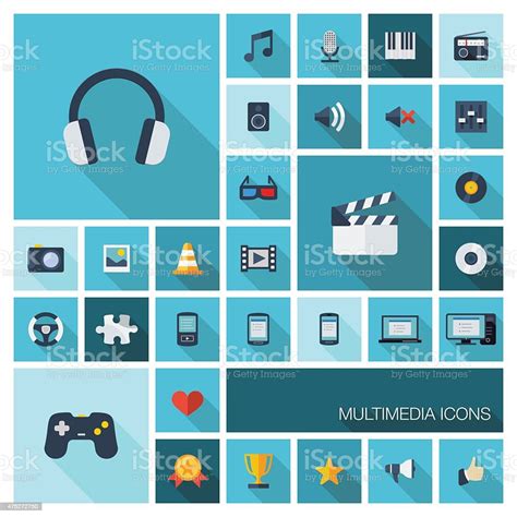 평편 채색기법 아이콘 긴 섀도스 추상적임 멀티미디어 기술을 배경 가정용 캠코더에 대한 스톡 벡터 아트 및 기타 이미지 가정용 캠코더 아이콘 사진 예술 및 공예제품