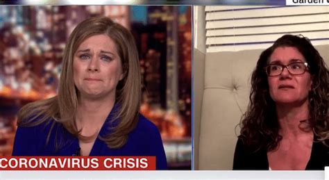 Cnns Erin Burnett Breaks Down In Tears While Interviewing Widow Of
