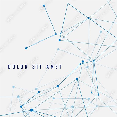 Connected Abstract Pattern With Dots On Overlapping Lines Vector Technology Background 이미지