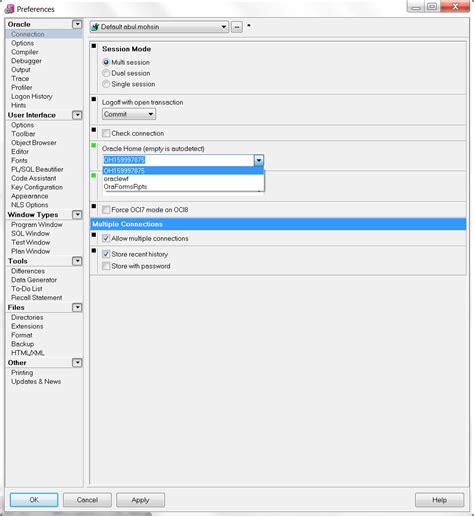 Chandra Sekhar Kadali Oracle Apps Knowledge Sharing Pl Sql Developer Database Connection Issue