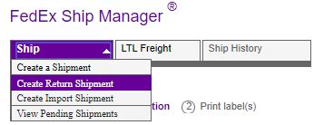 FedEx Return Solutions FedEx Canada