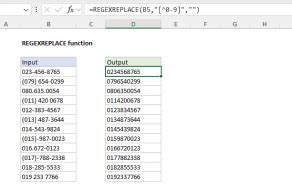 Excel REGEXTEST Function Exceljet