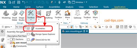 Hidden Assemblies Command Problem In Nx Cad Tips