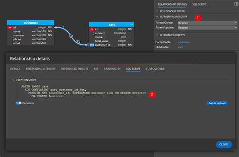 Relationships In Er Diagram For Postgresql