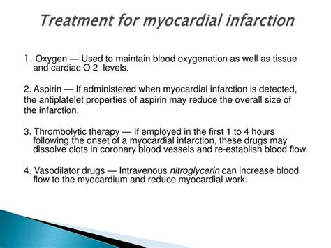 Ppt Myocardial Infarction Powerpoint Presentation Id2098564