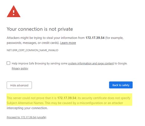Chrome Displaying Untrusted Certificate Message C06604001 Printeron Kb