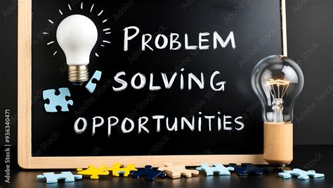 photo realistic as blackboard with puzzle pieces and lightbulb concept