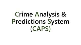 Crime Analysis Prediction System PDF