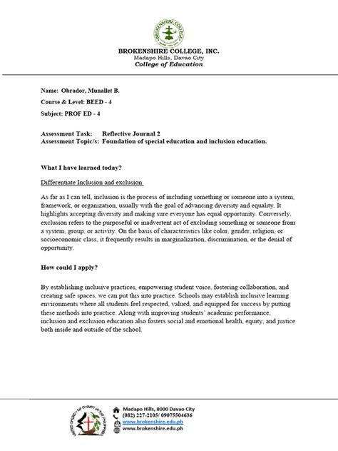 Inclusion Vs Exclusion Pdf