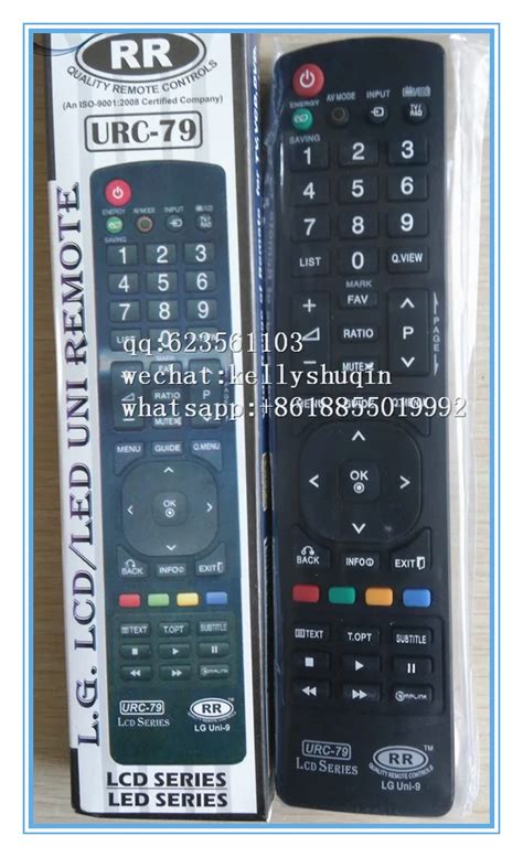 Remote Controllers Urc 79 Urc 78 Lcd Series Led Series Llgg Uni 9 L G