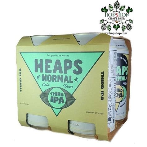 Heaps Normal Third Ipa Non Alcoholic 4 X 375ml Shopee Singapore