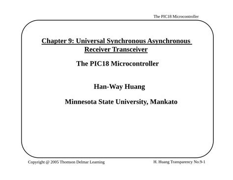 Pdf Chapter 9 Universal Synchronous Asynchronous Receiver