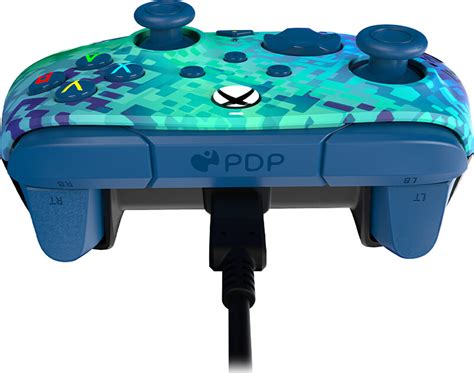 Pdp Rematch Wired Controller Glitch Green Se tilbud og køb på Gucca dk