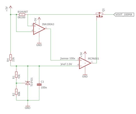 Can This Current Limiting Circuit Be Simplified Only Need 7 Accuracy Prefer Low Vf Below