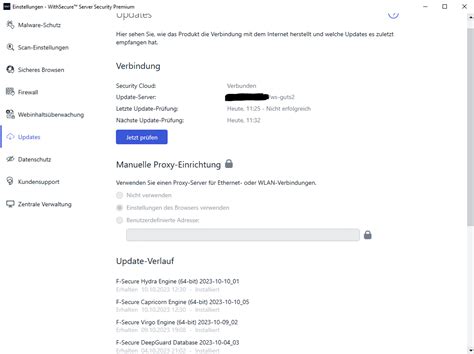 Update Check Failed Error211 Server Returned An Error Withsecure
